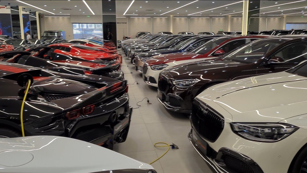 100 million dollar cars in vip motors😳 - YouTube