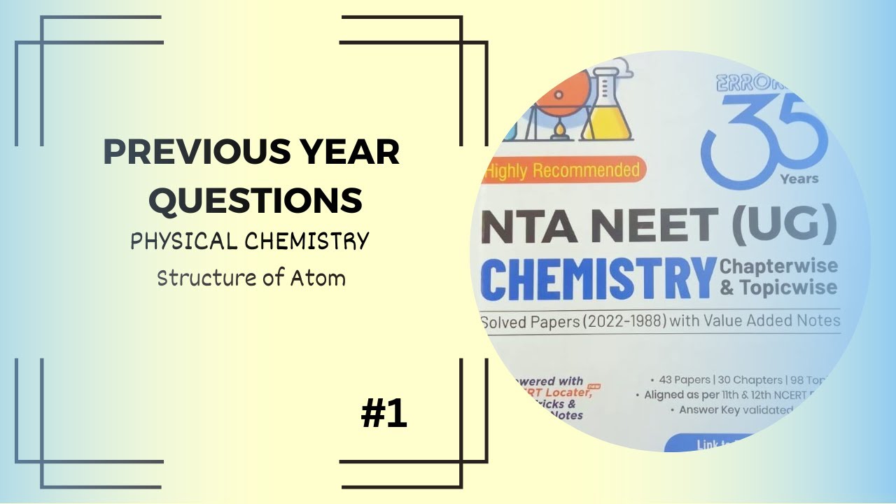 Structure of Atom | Part 1 | Physical Chemistry | Neet UG | - YouTube