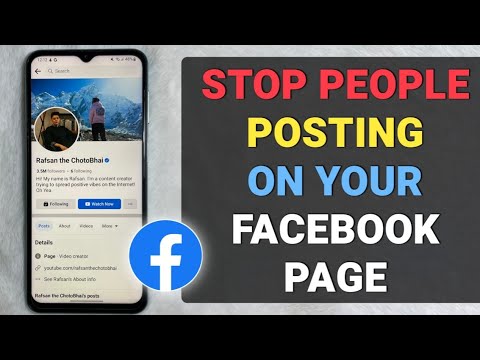 How to stop people from posting on Facebook Page timeline - Full Guide ...