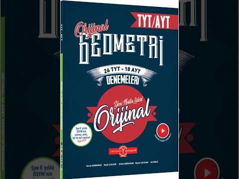Orijinal Yayınları TYT AYT Geometri 26 TYT 18 AYT Deneme