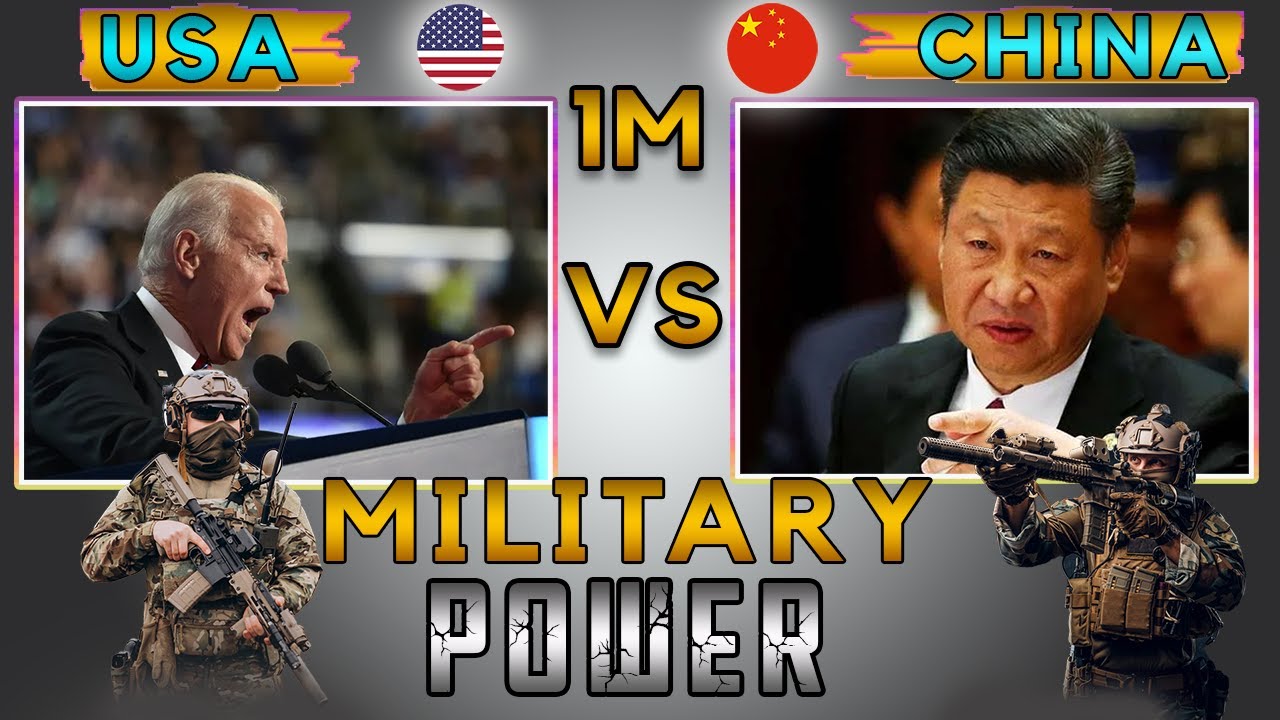 Usa vs china World military power comparison 2024. global power usa vs ...