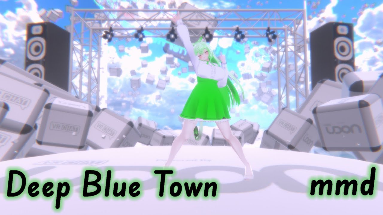 Deep Blue Town mmd V7 - YouTube