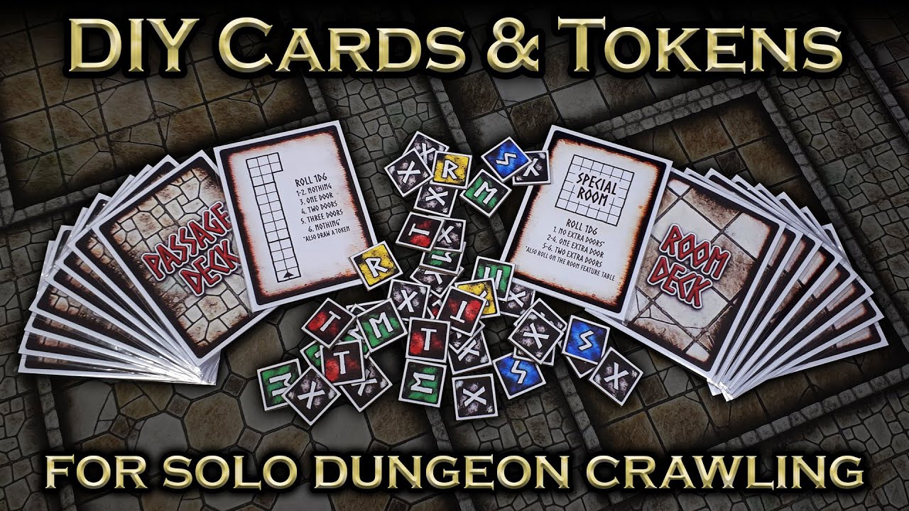 Generate dungeon layouts for solo/co-op games - YouTube