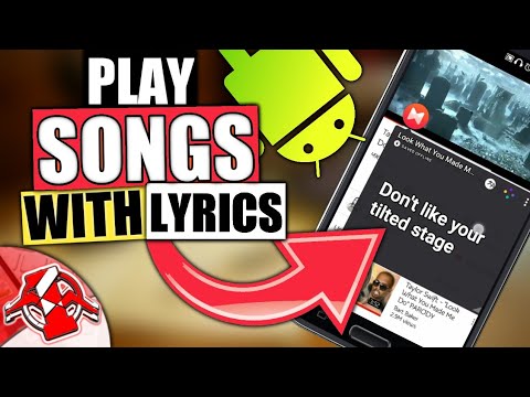 How to play songs with lyrics on any phone - YouTube