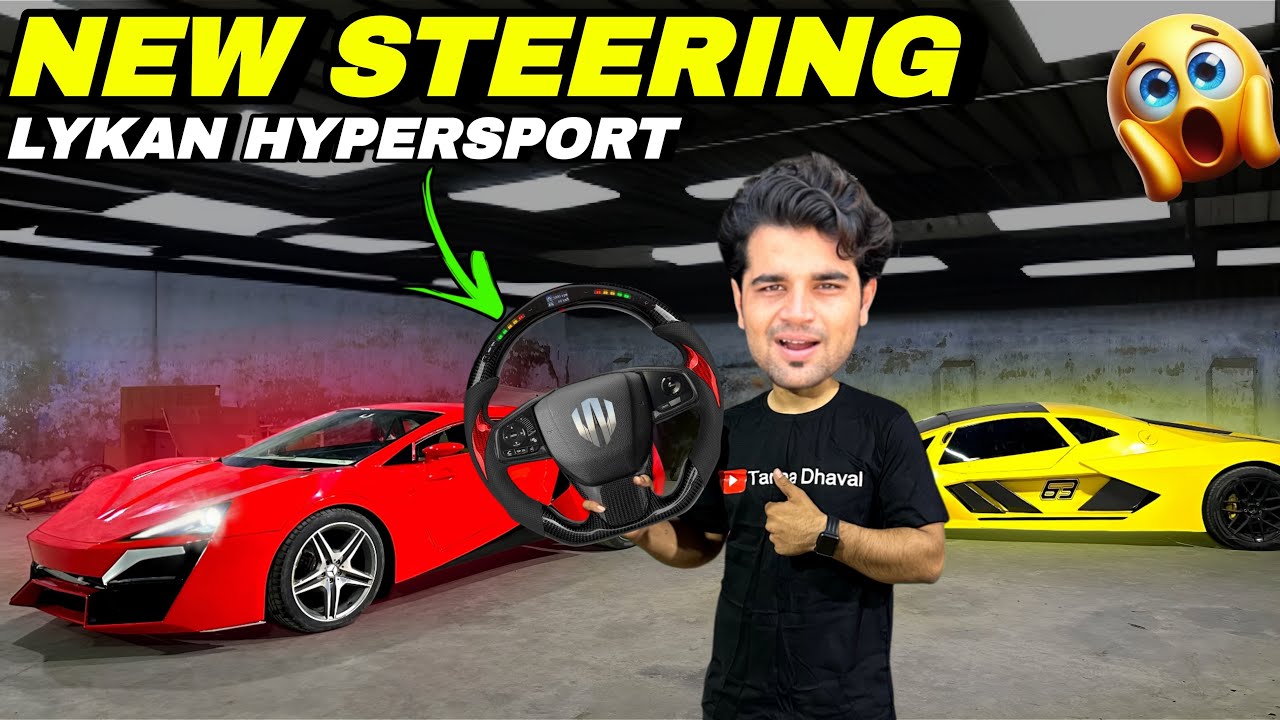 Finally New Steering Wheel 😱 Lykan Hypersport 🔥 - YouTube