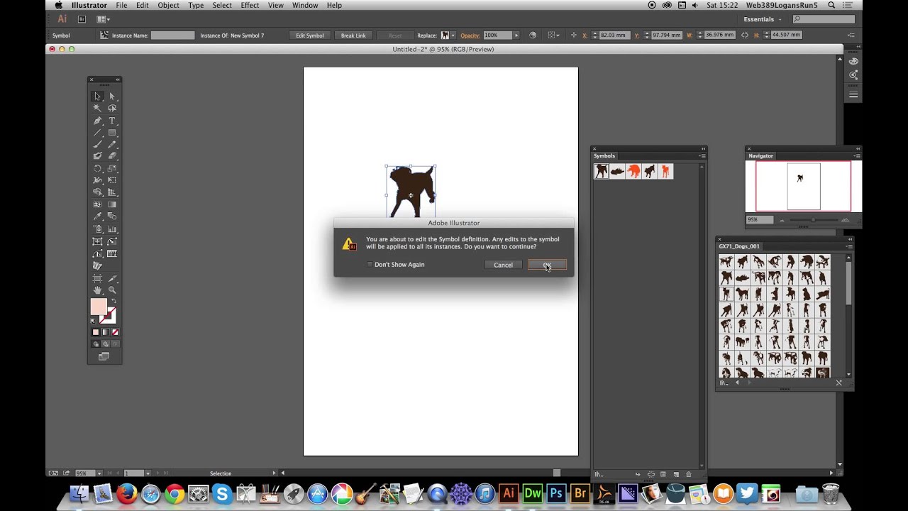 How To Change Color Of Symbols In Illustrator For Beginners - YouTube