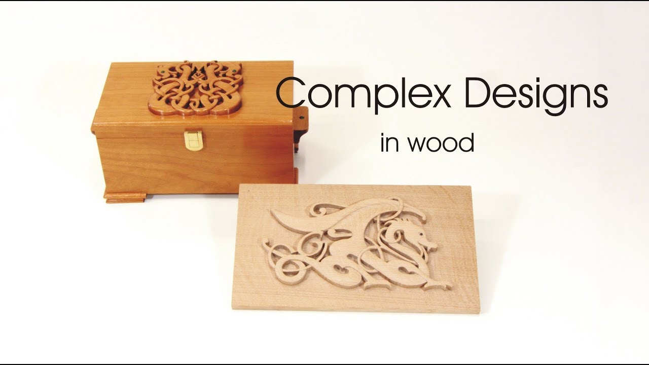 Rendering a Complex Design in Wood - YouTube