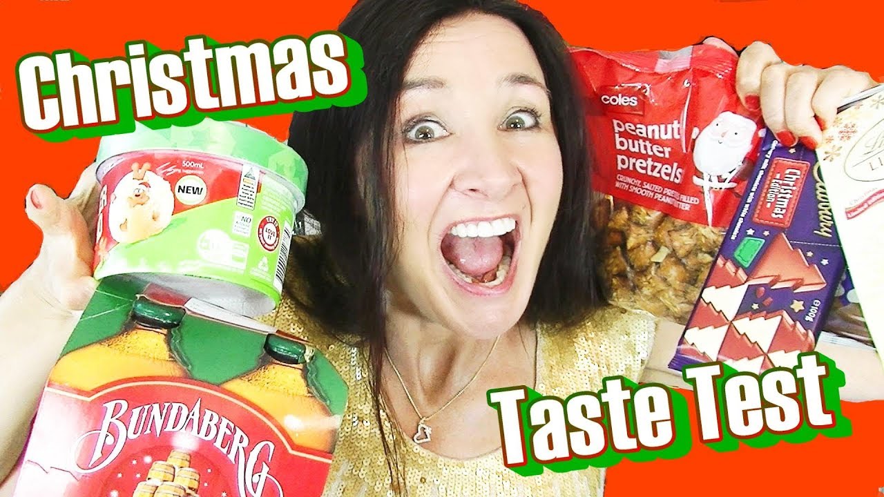CHRISTMAS CANDY & TREATS Taste Test 2017 - YouTube