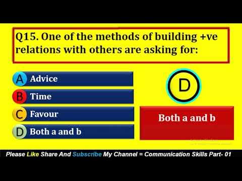 Communication Skills Multiple Choice Questions with Answers ...