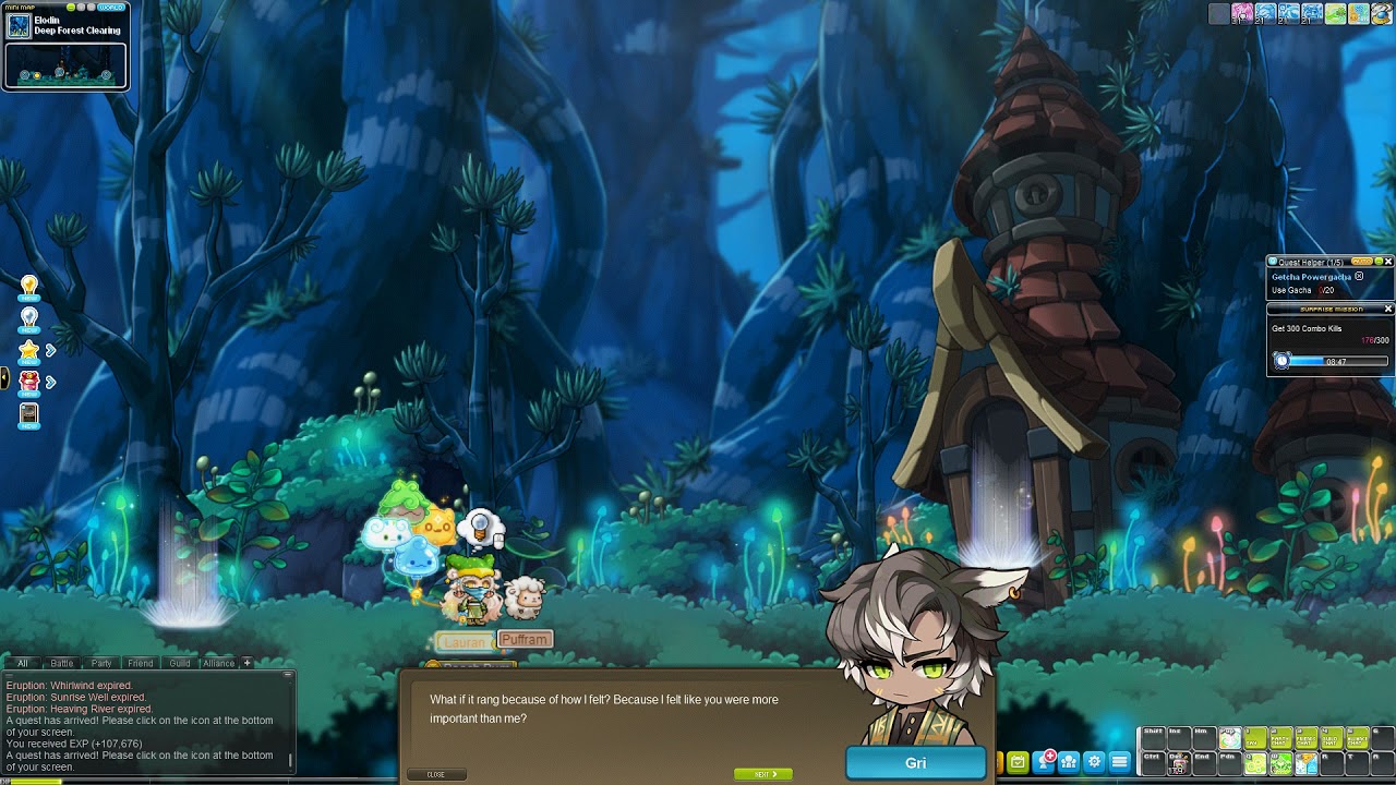 MapleStory Lara 3th job advancement - YouTube