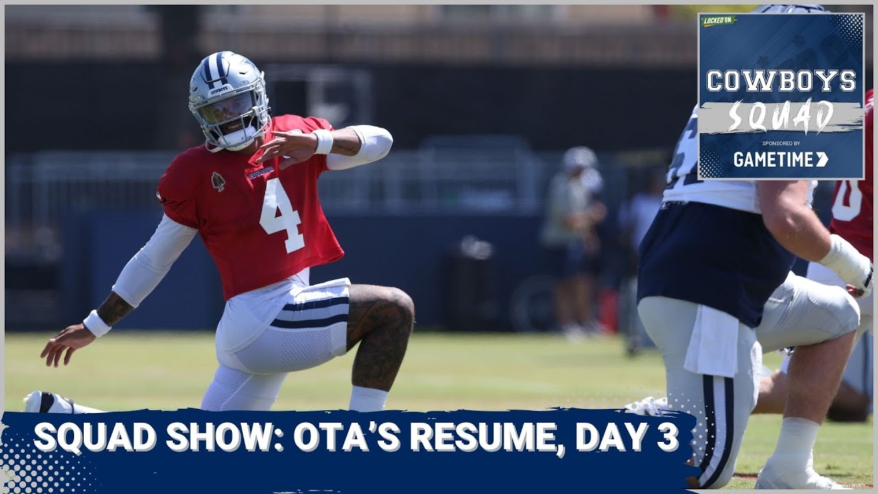 COWBOYS SQUAD SHOW: Cowboys OTA's resume at The Star - YouTube
