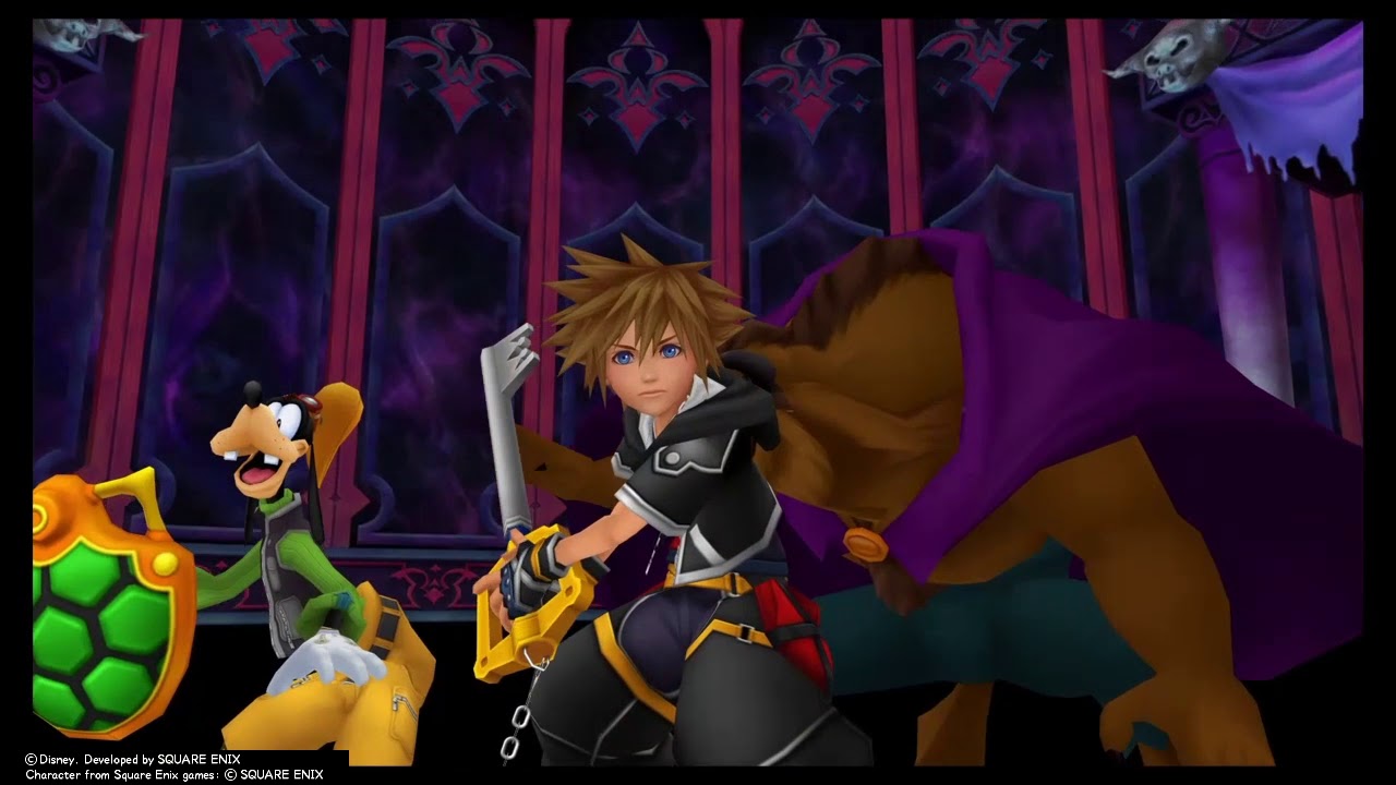 Kingdom Hearts 2.5 Beasts Castle bosses - YouTube