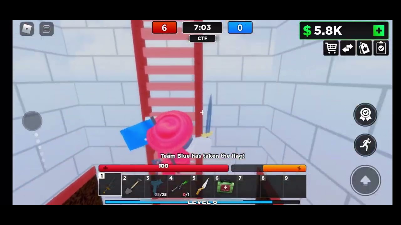 The best weapon to buy as a noob in Roblox flag wars - YouTube