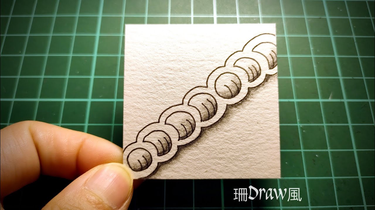 Zentangle®官方禪繞畫圖案 - 蜈蚣(Centipede） - YouTube