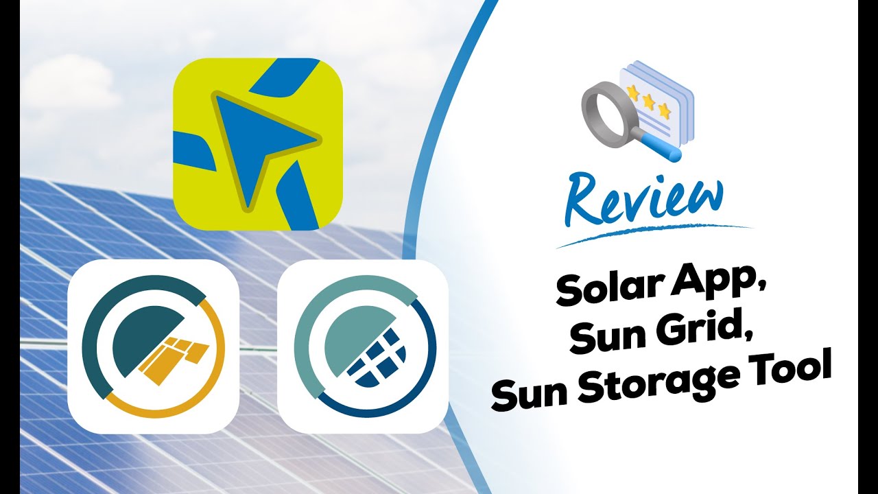 Solar App, Sun Grid y Sun Storage Tool - YouTube