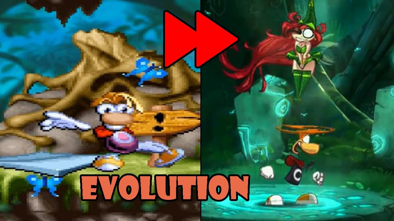Evolución de juegos de Rayman - Evolution of Rayman games (1998-2019 ...