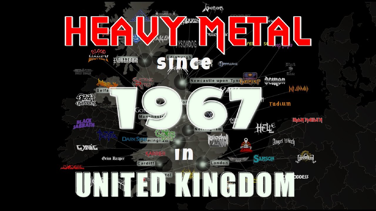 HEAVY METAL in the United Kingdom (TIMELINE ANIMATION) - YouTube