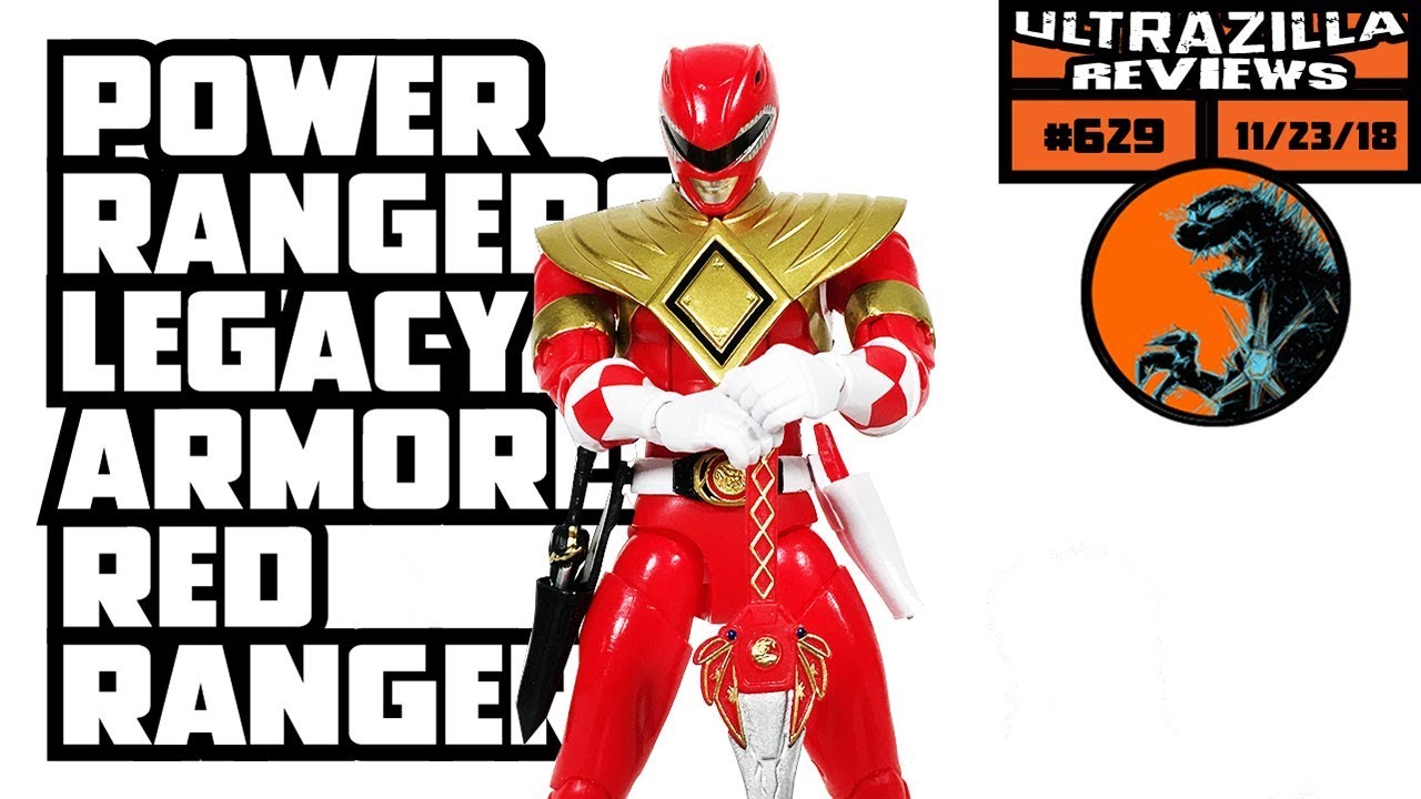 POWER RANGERS LEGACY MMPR ARMORED RED RANGER REVIEW! - YouTube