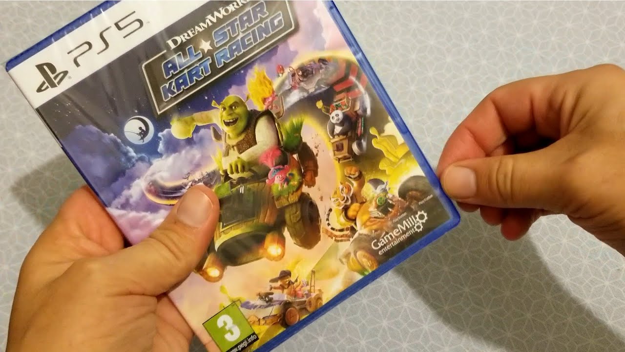 UNBOXING DREAMWORKS ALL-STAR KART RACING PS5 - YouTube