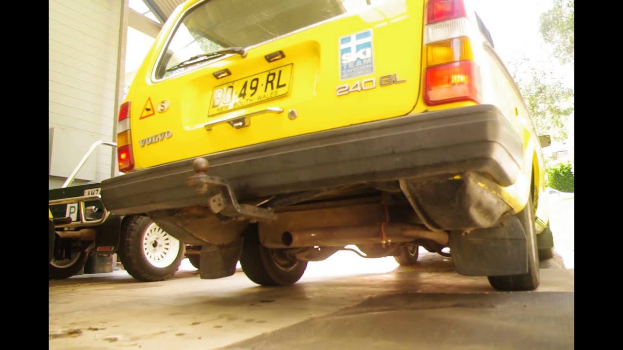 Volvo 240 First Muffler Delete