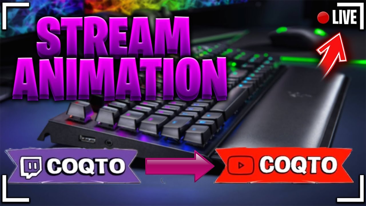 TUTO : COMMENT FAIRE DES ANIMATIONS PROS pour LIVE STREAM - YouTube