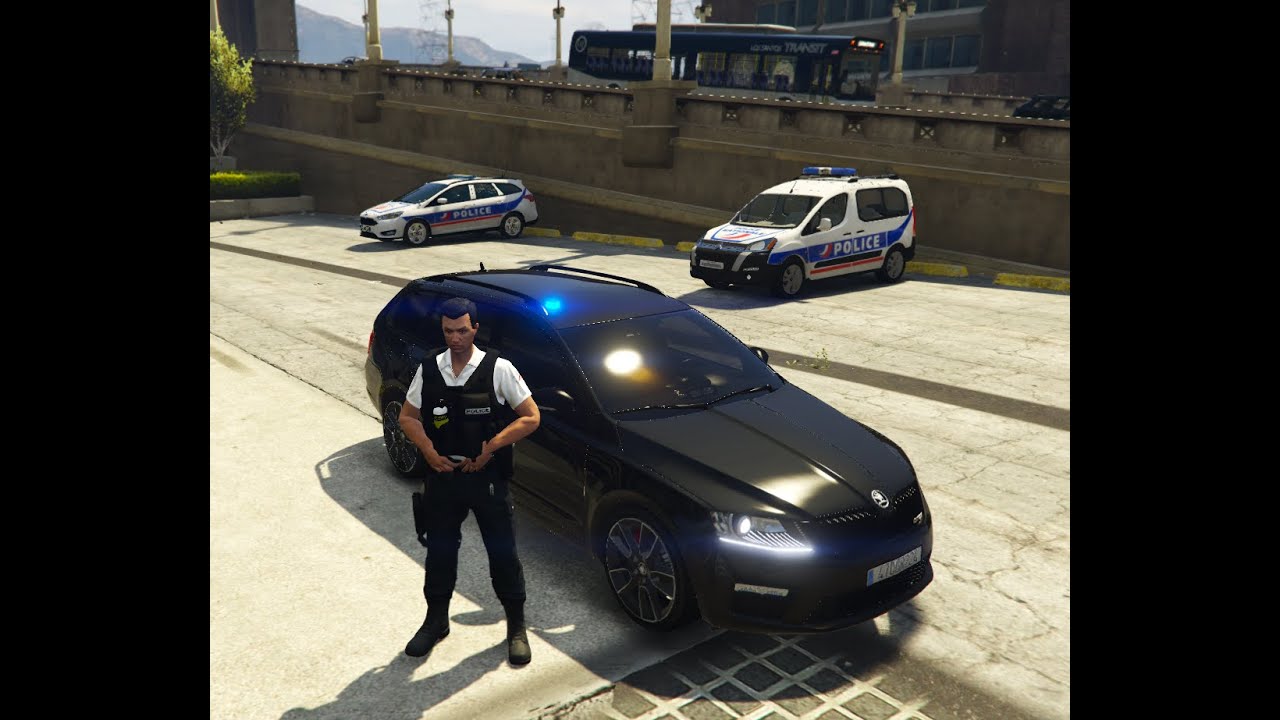 #2 PATROUILLE AVEC LA SKODA BAC POLICE NATIONALE - YouTube