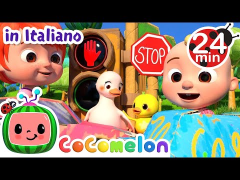 Canzone sulla sicurezza stradale | CoComelon Italiano - Canzoni per Bambini