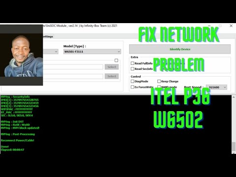 HOW TO FIX ITEL W6501 NETWORK PROBLEM WITH CM2 TOOL - YouTube