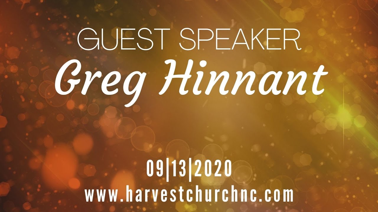 Greg Hinnant | Sept 13, 2020 - YouTube