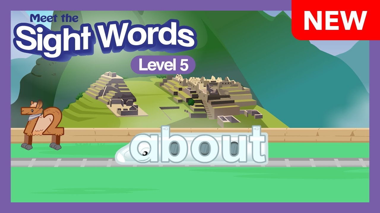 Meet the Sight Words Level 5 "αbout" (Written "α" form) | Preschool ...