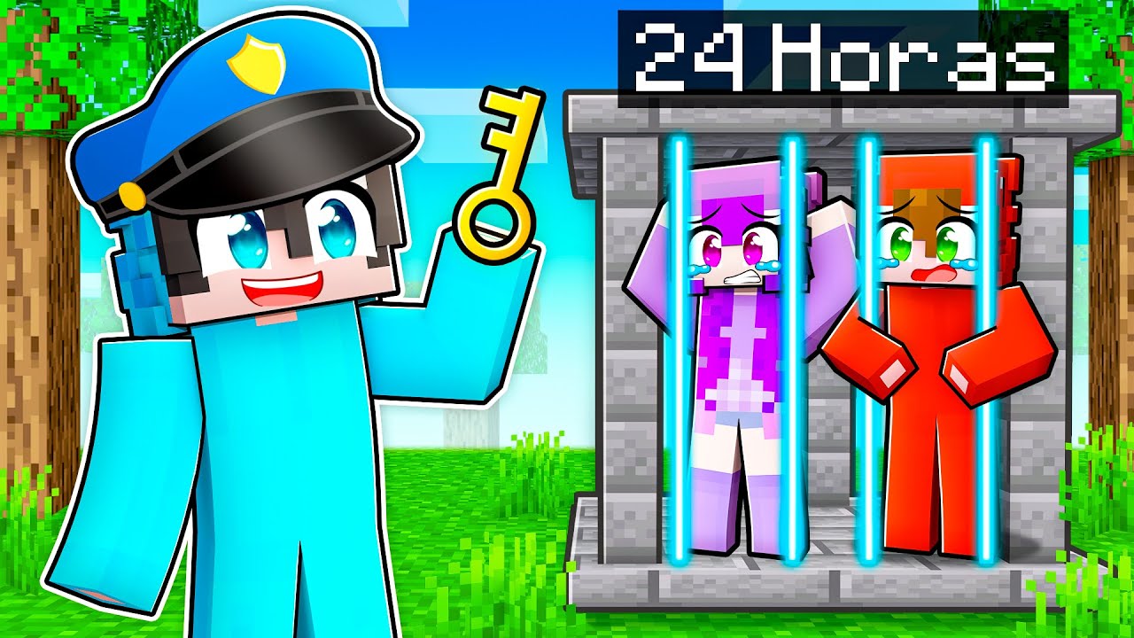 Encerrando A Mis Amigos En Una PrisiÓn Por 24 Horas En Minecraft Youtube