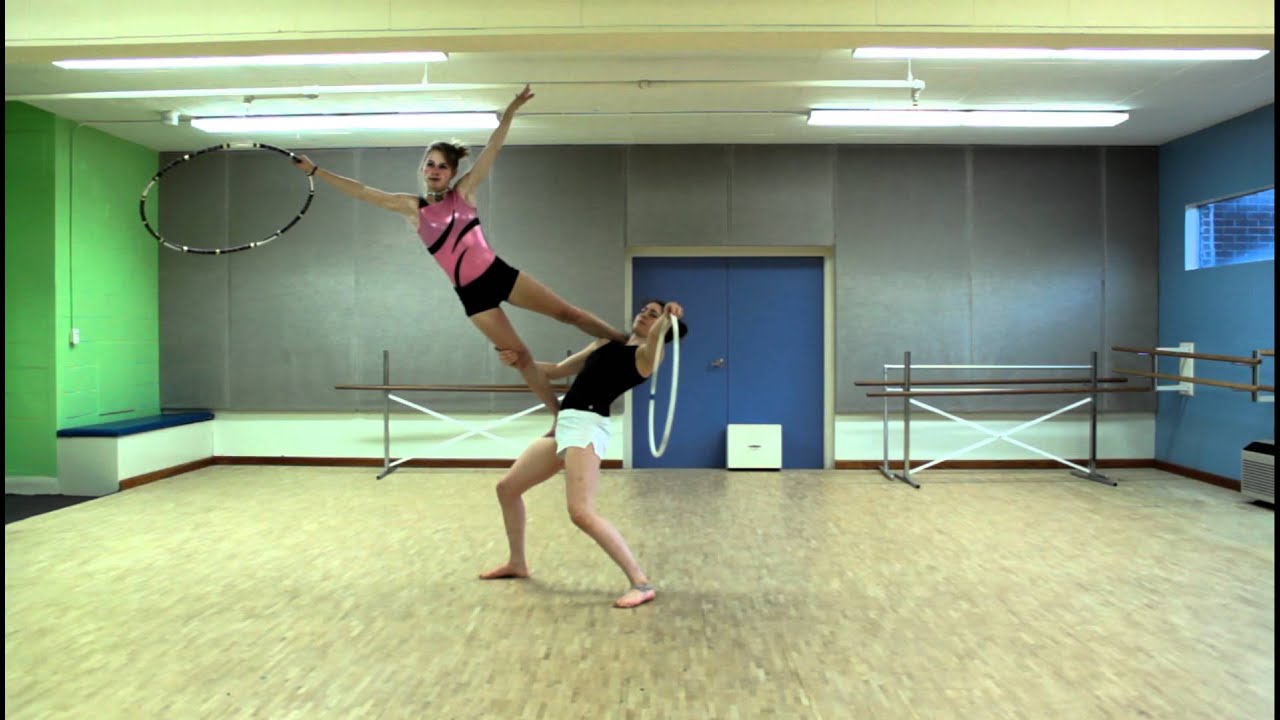 Beginning of Acro Routine - YouTube