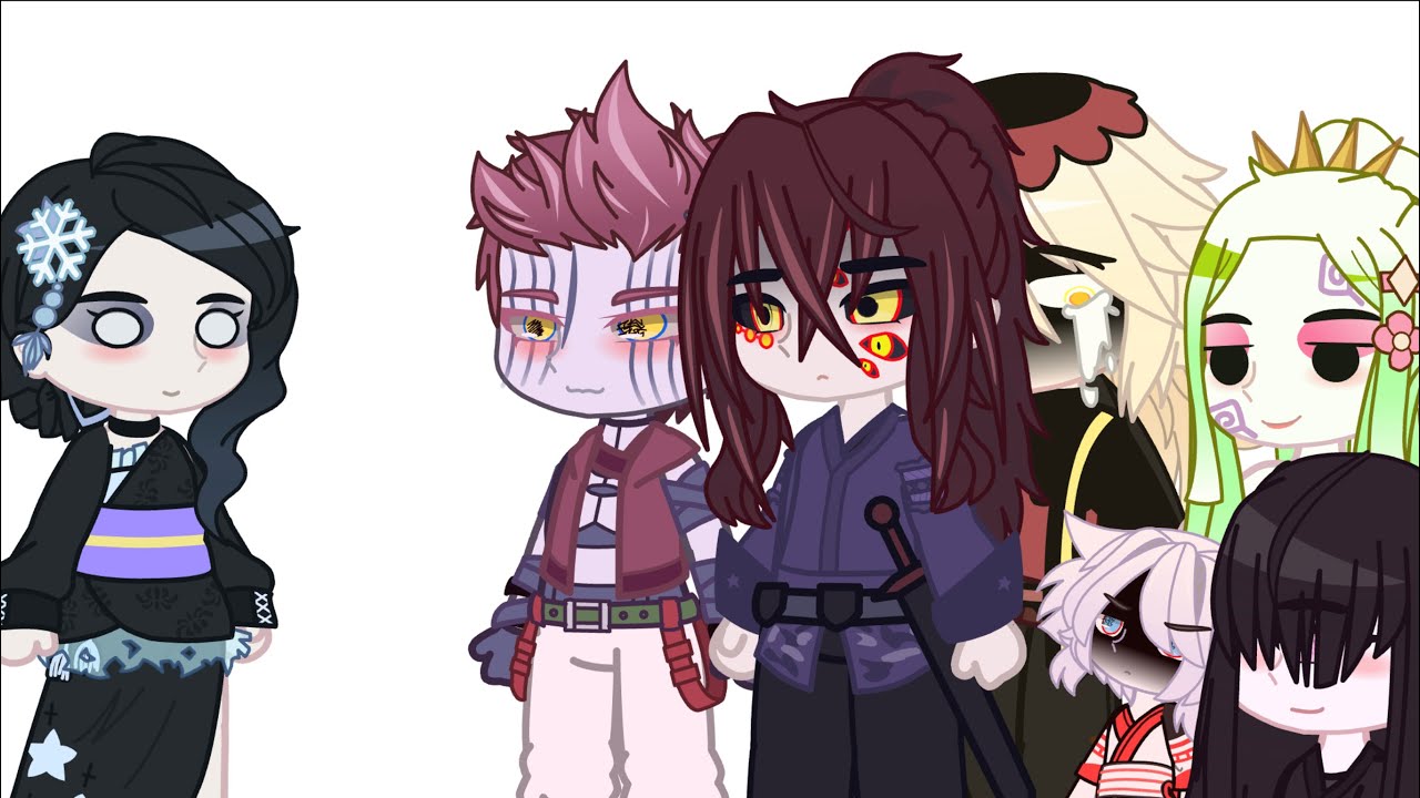 Emika With The Upper Moons /Demon Slayer/ AU/ OC x Canon/ Gacha Club ...