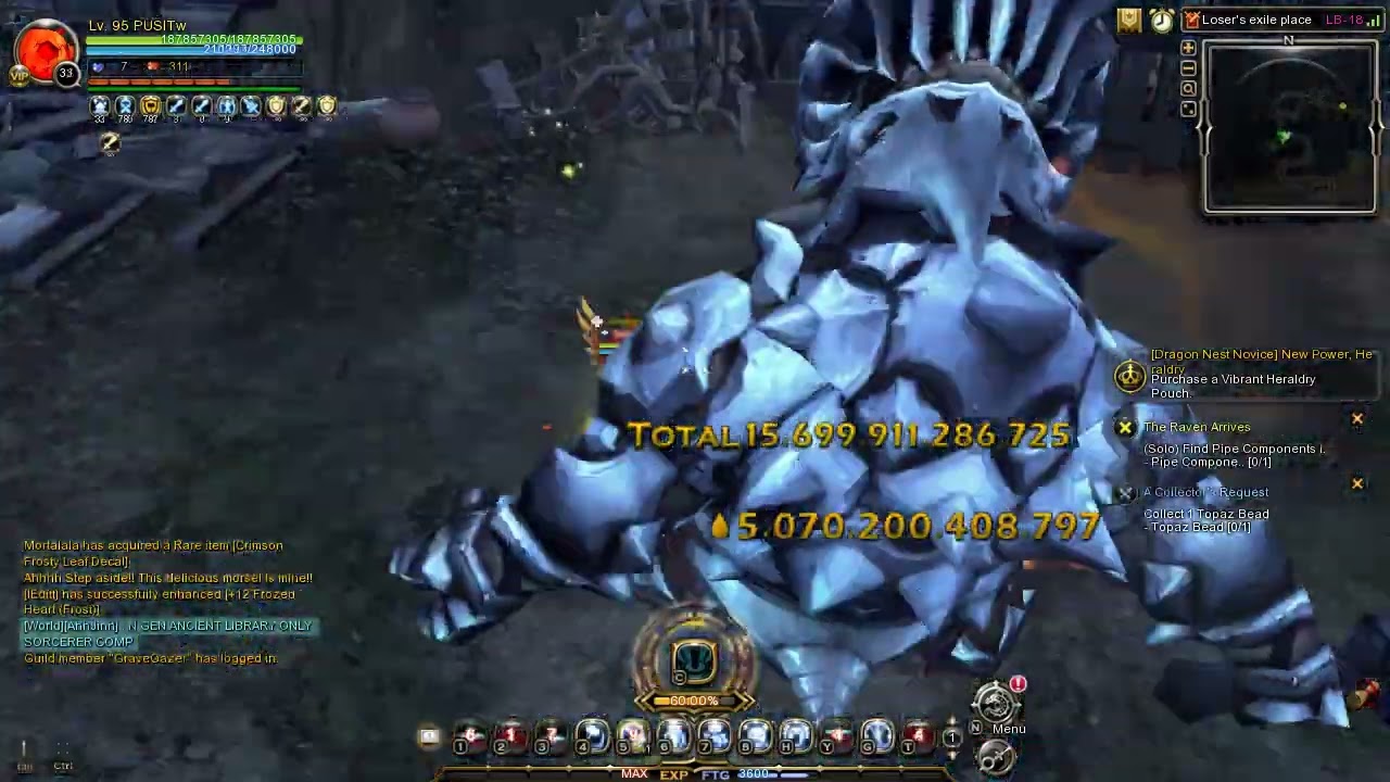 Dragon Nest SEA: Loser's Exile Place LB18 | Destroyer Solo - YouTube