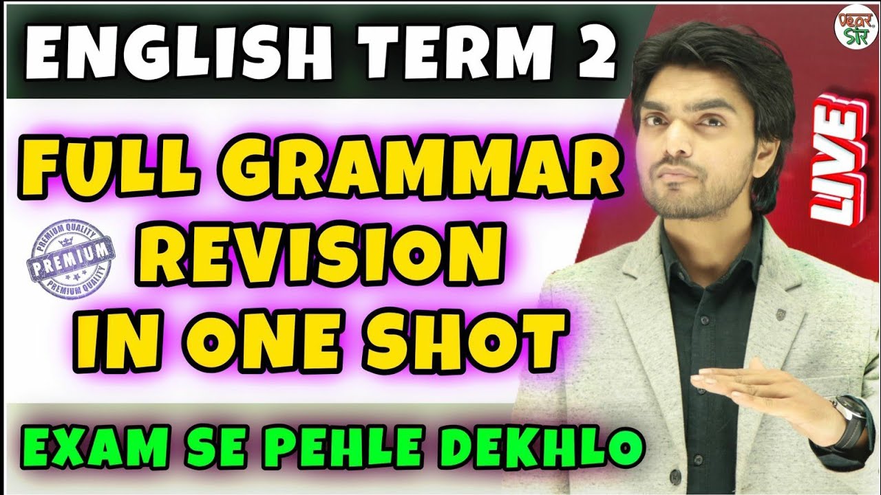 Live Class | Full Grammar Revision | 10 English All Grammar In One Shot ...