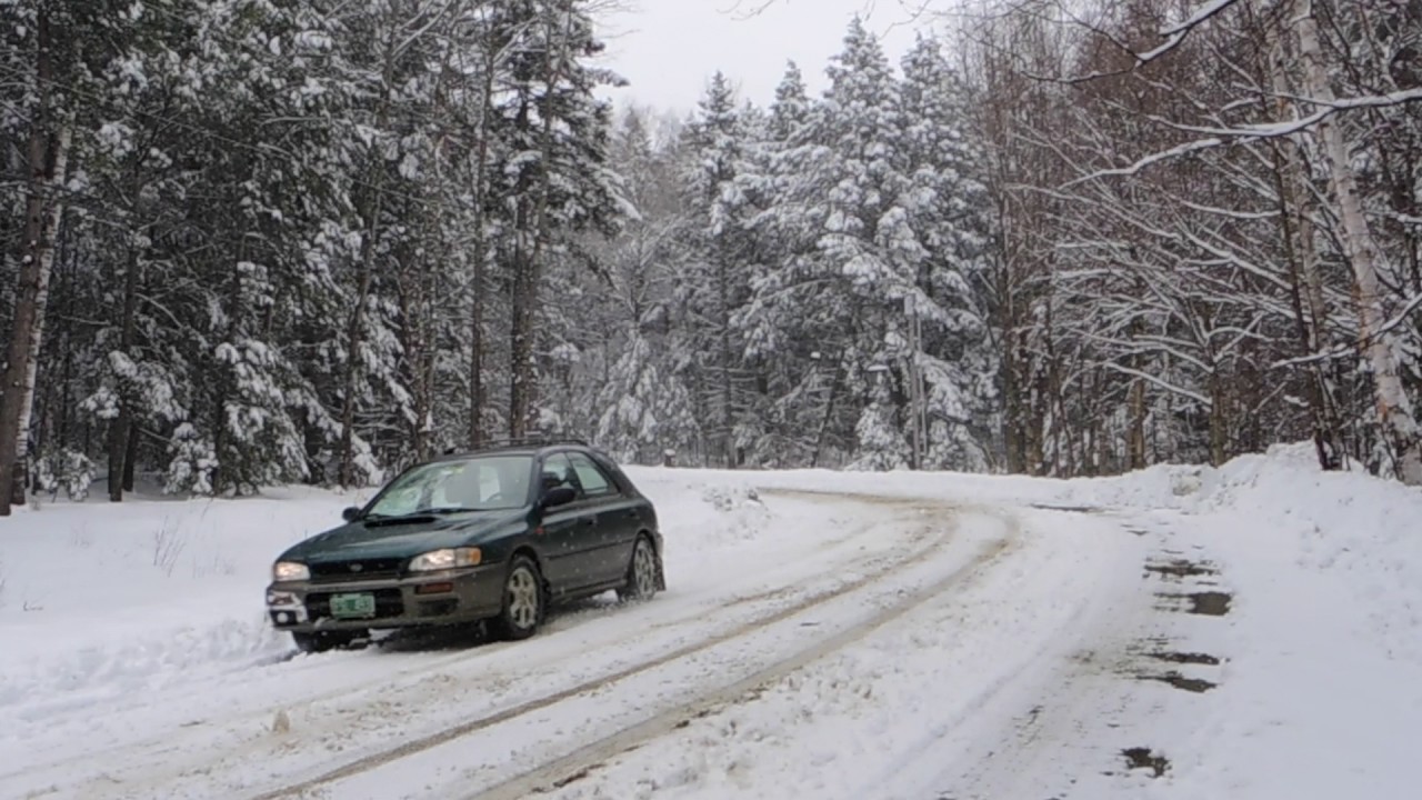 Rallying the '98 Impreza Outback Sport - YouTube