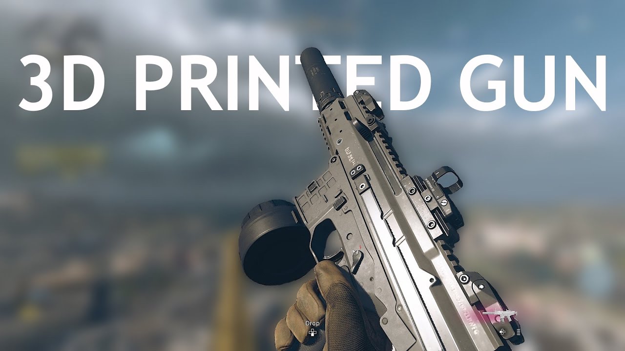 WARZONE's 3D PRINTED GUN!!! - YouTube