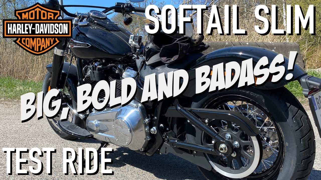 Harley-Davidson Softail Slim First Ride Review - YouTube