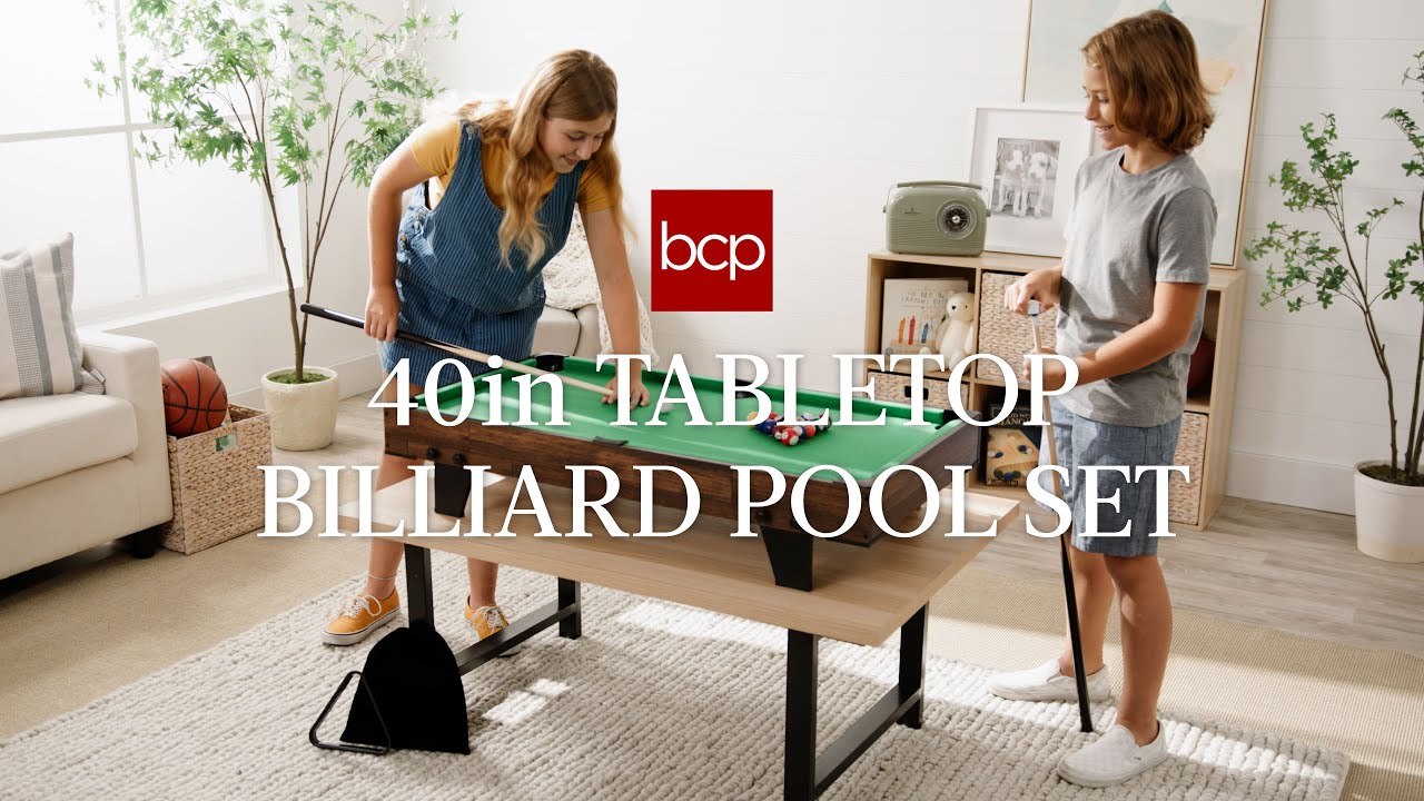 Best Choice Tabletop Billiard Pool Game Set: An Arcade Classic Forever ...