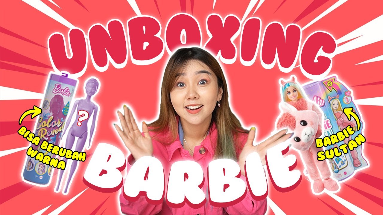 UNNBOXING BARBIE YANG BISA BERUBAH WARNA !! - YouTube