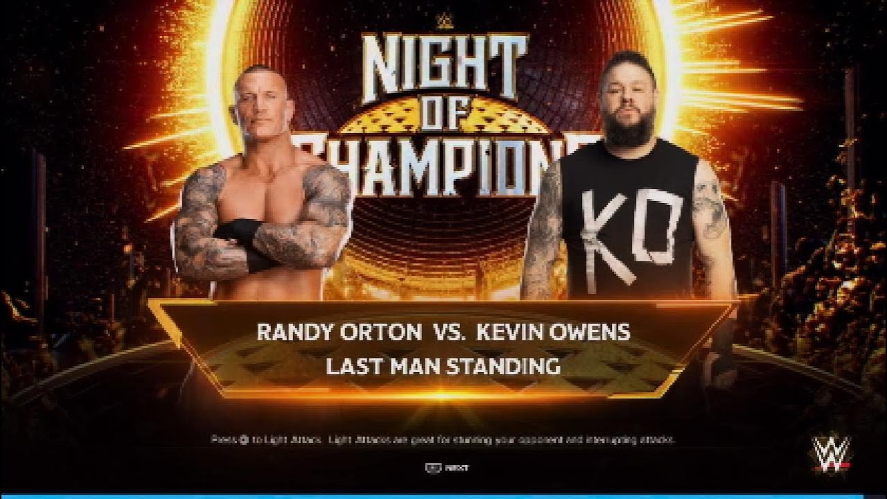 WWE 2K 24- Randy orton v Kevin owen - YouTube