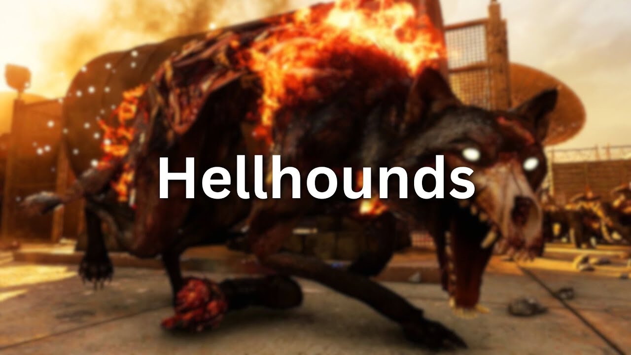 Hellhounds in Fallout 4 Mod - YouTube
