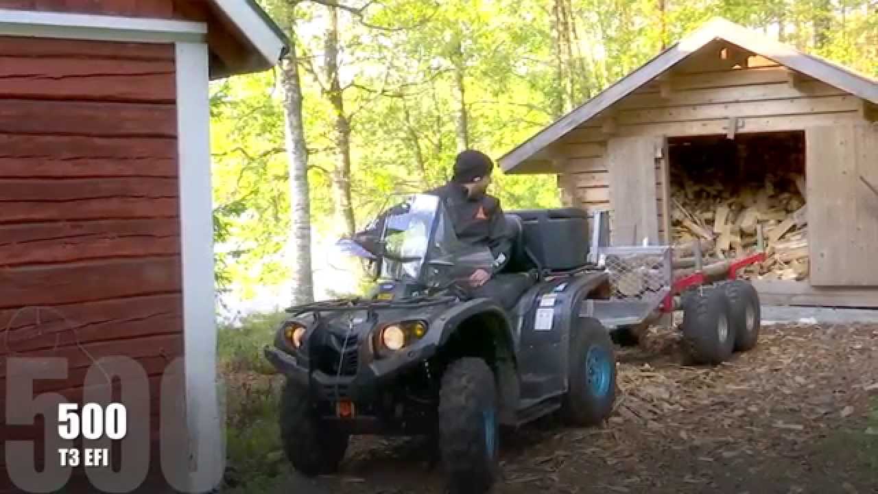 TRAPPER 500 T3 EFI - YouTube