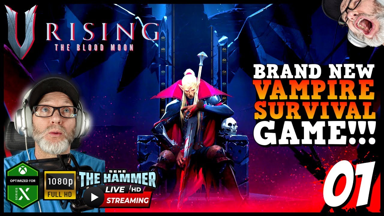 V RISING [LIVE] PART 1 | BRAND NEW VAMPIRE SURVIVAL PVE PVP RPG GAME ...