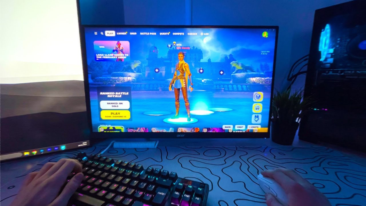Gaming But On Your DREAM Setup... (Fortnite POV) - YouTube