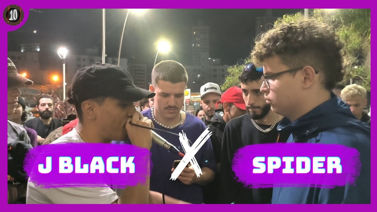 J BLACK X SPIDER | SEMI FINAL | 27ª BATALHA DA DEZ - YouTube