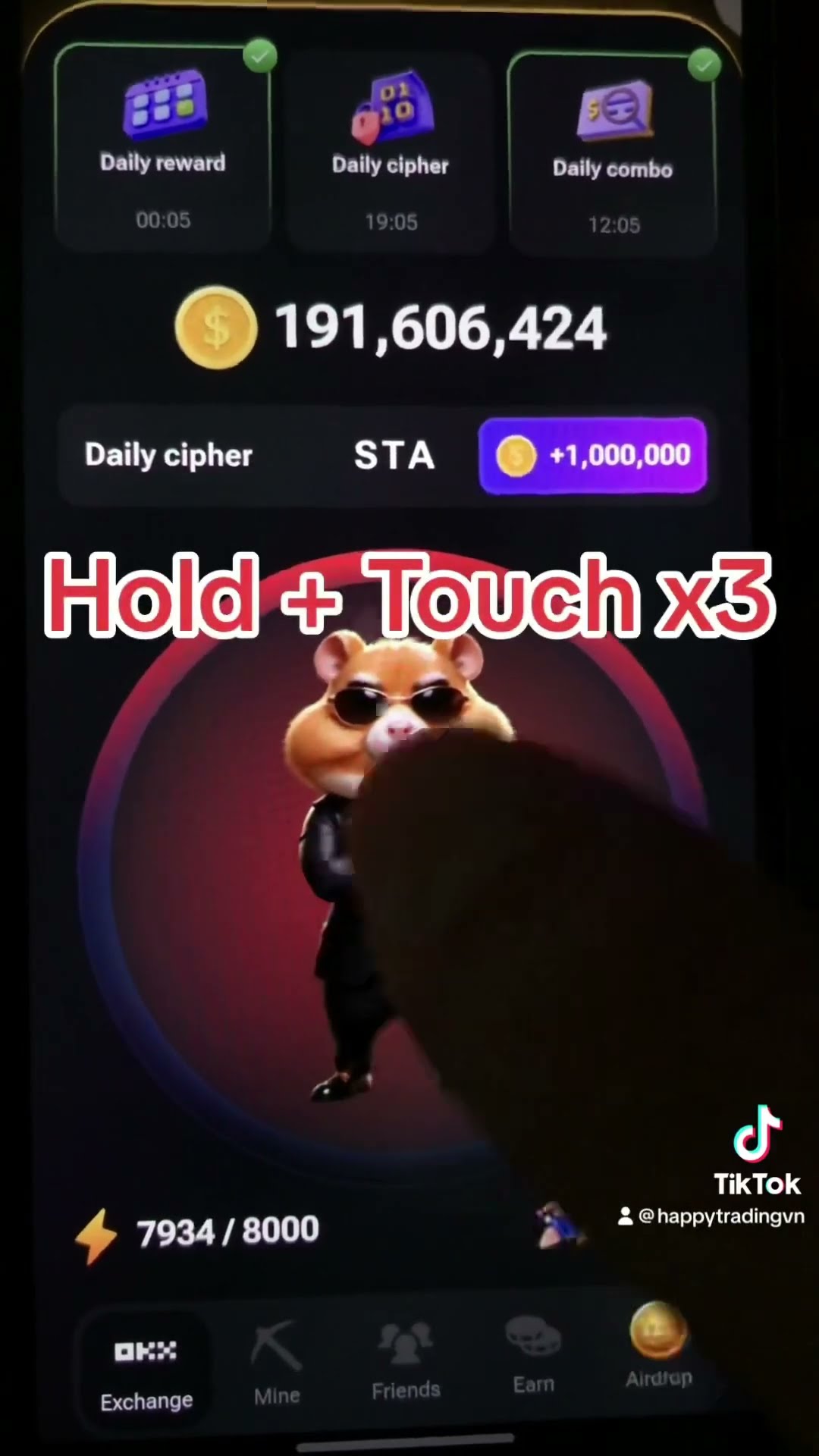 Hamster Kombat daily cipher 28-jun-24 #hamsterkombat #dailycipher ...