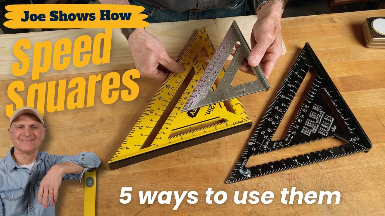 5 good reasons to use a speed square - YouTube