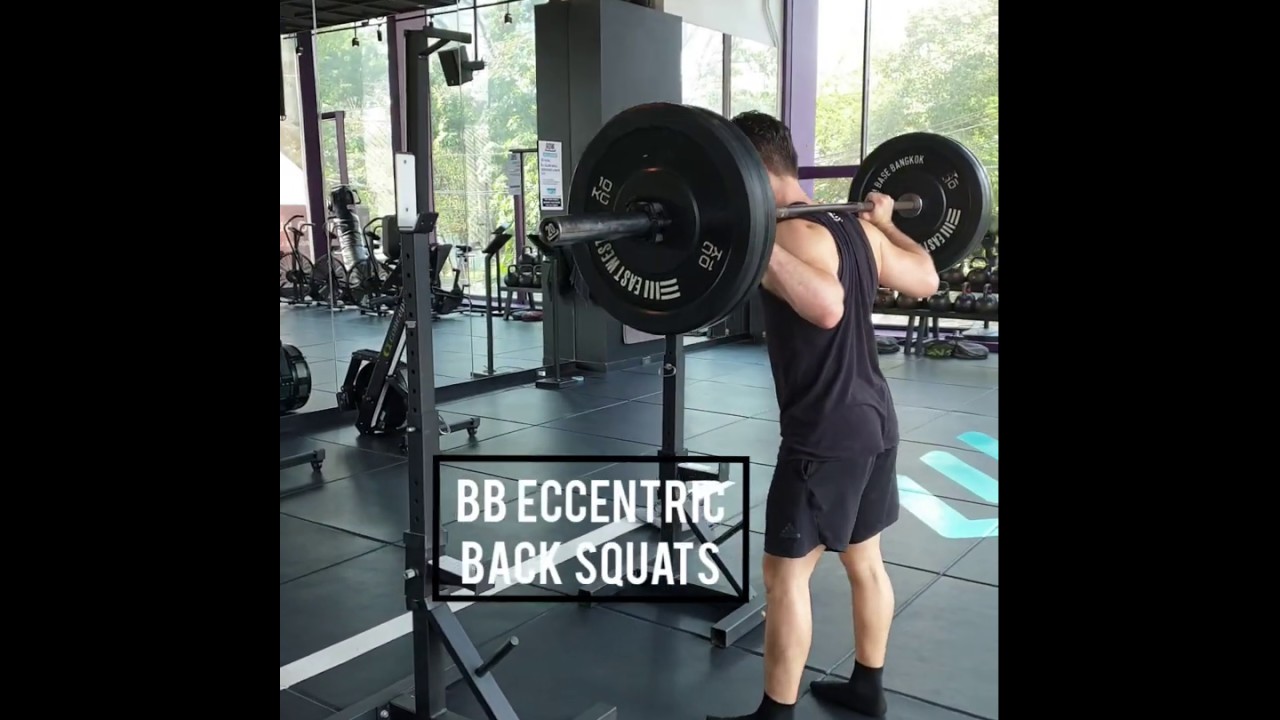 BB Eccentric Back Squat - YouTube