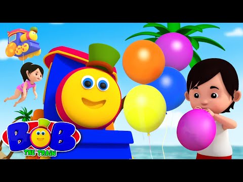 Balloon Song | Balloon Race | Bob The Train Nursery Rhymes & Songs for Babies | Kids Tv